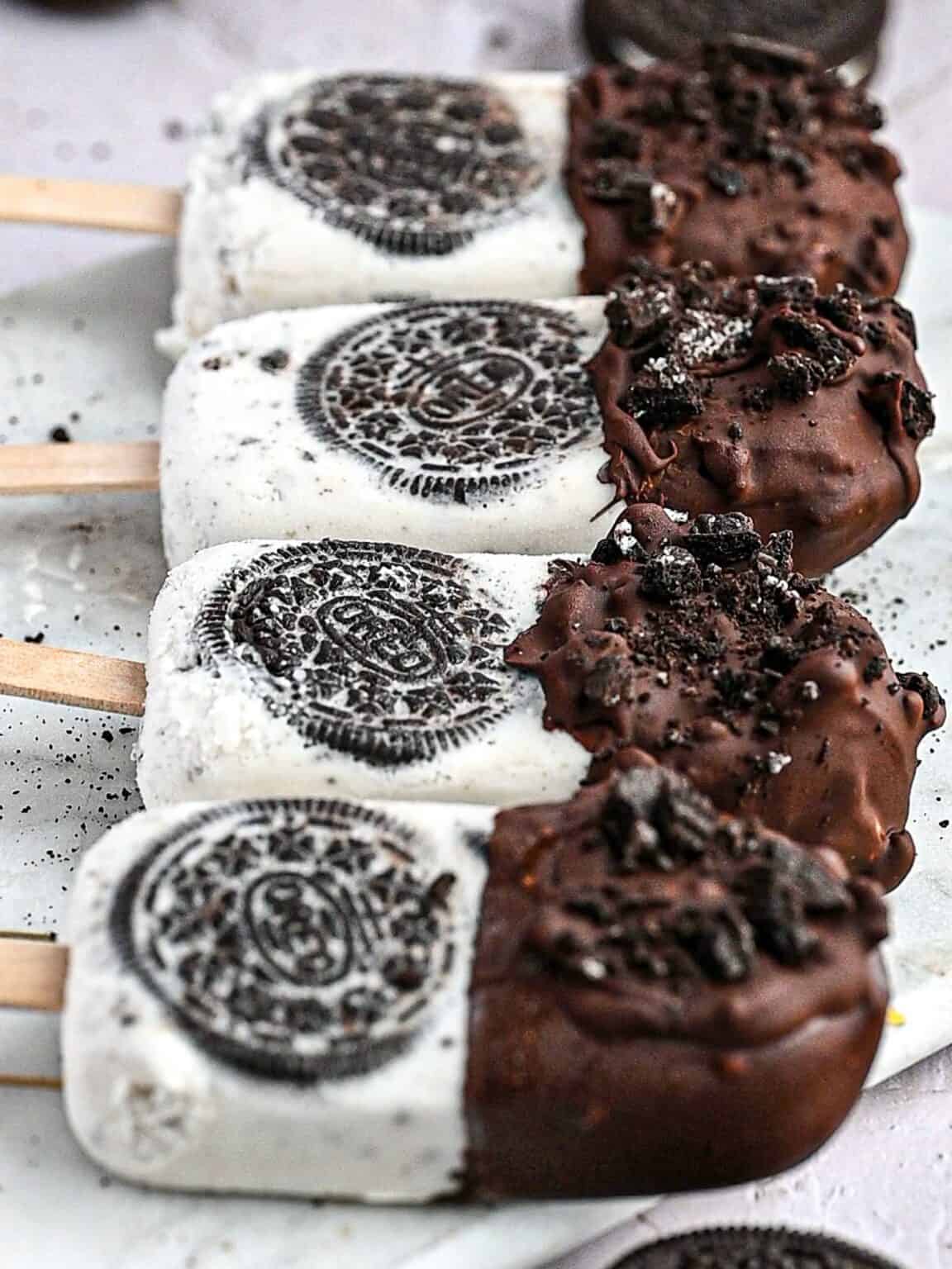 Vegan Homemade Oreo Magnum - Make It Brunch