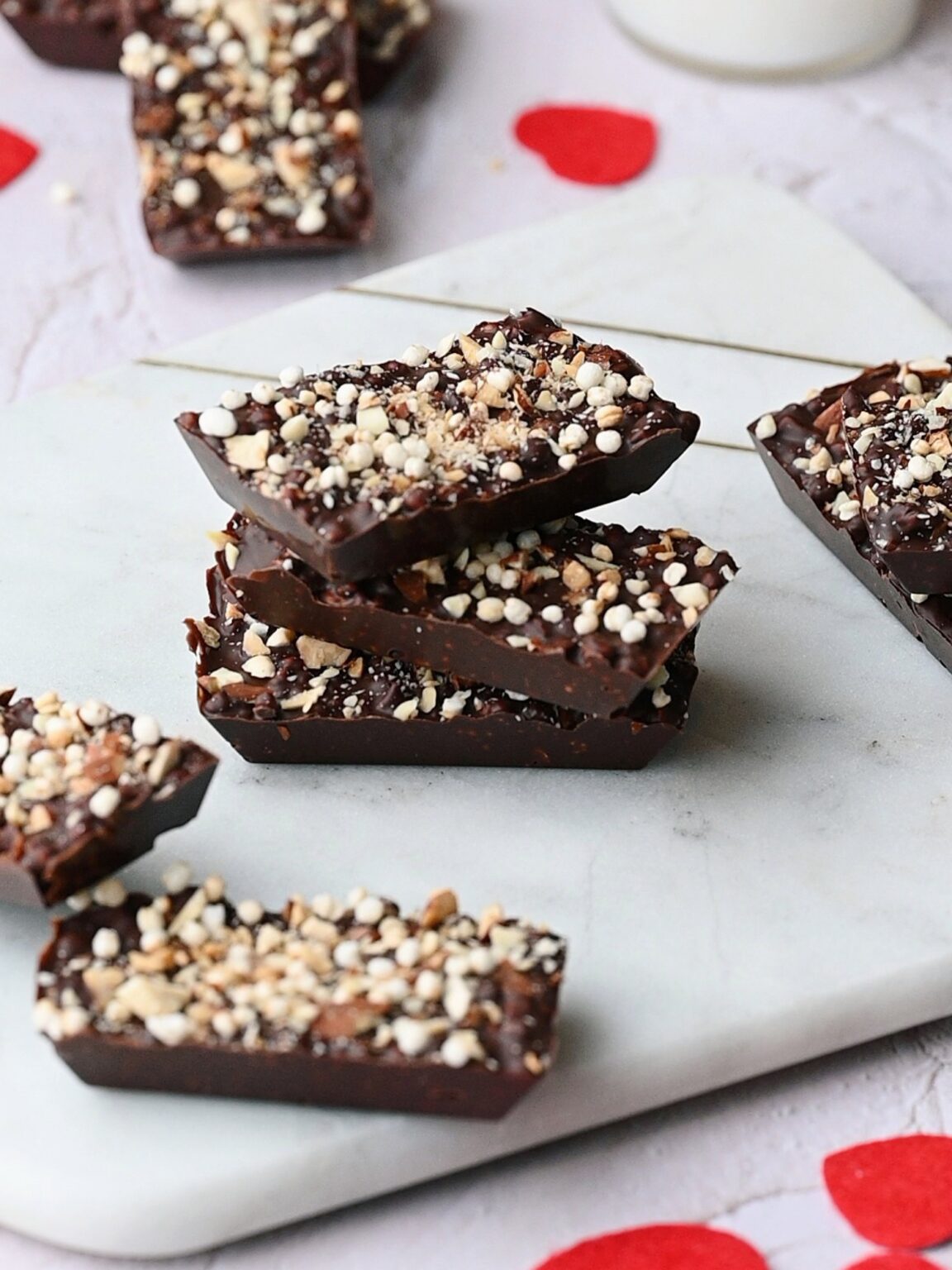 Mini Longevity Quinoa Chocolate Bars - Make It Brunch